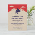 Snowmobile Winter Themed Boys Birthday Party Invitation | Zazzle
