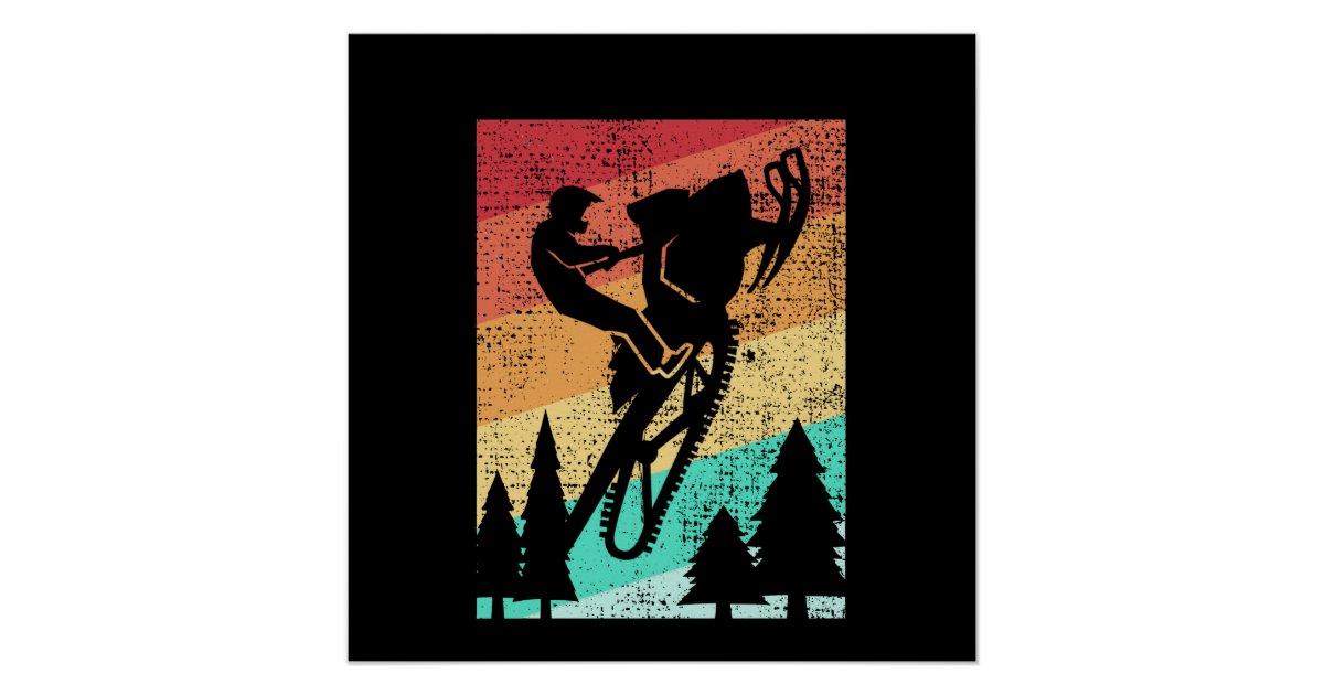Snowmobiling Snowmobilie Poster | Zazzle