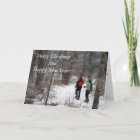 Snowshoe Holiday Card | Zazzle.com