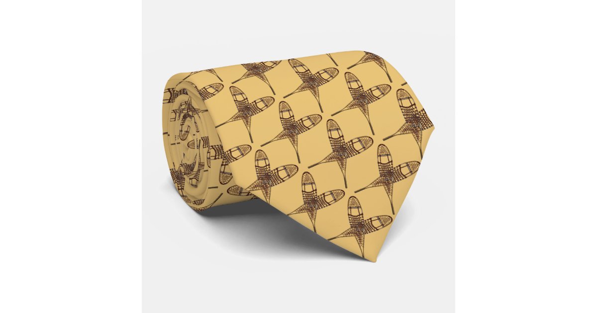 Snowshoes Neck Tie | Zazzle
