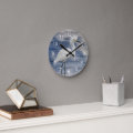 Snowy Egret Animal Wildlife Round Clock | Zazzle