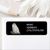 **SNOWY OWL** ADDRESS LABELS | Zazzle