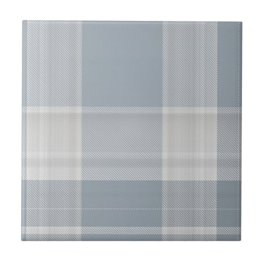Snowy Plaid Ceramic Tile | Zazzle.com