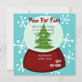 Snowy Snow-Globe Invitation | Zazzle