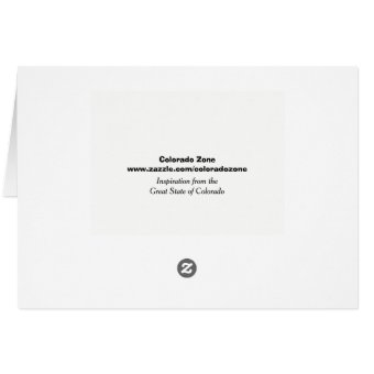 Snowy Trees from Colorado Christmas Card | Zazzle