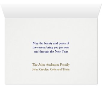 Snowy Trees from Colorado Christmas Card | Zazzle