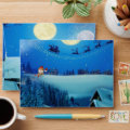 Snowy Winter Holiday Fantasy Envelope | Zazzle
