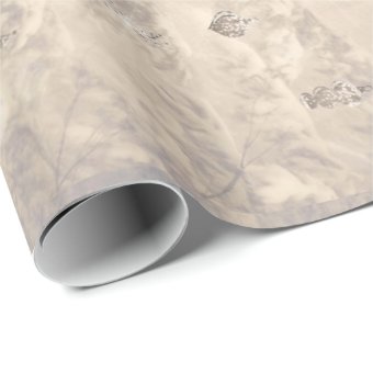 Snowy Winter Landscape Holiday Wrap Wrapping Paper | Zazzle