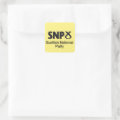 SNP Scottish National Party Square Sticker | Zazzle