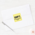 SNP Scottish National Party Square Sticker | Zazzle