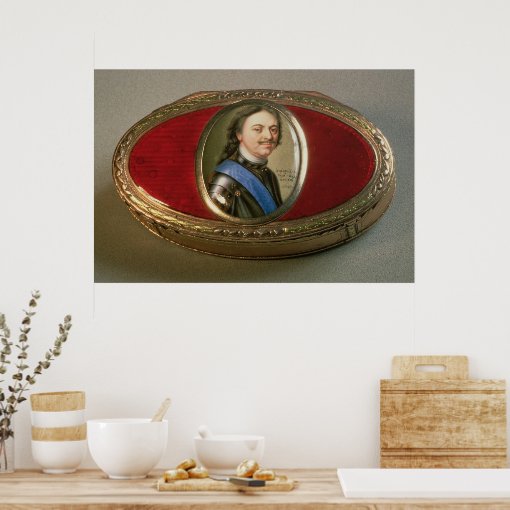 Snuff box with portrait miniature of Peter Poster | Zazzle