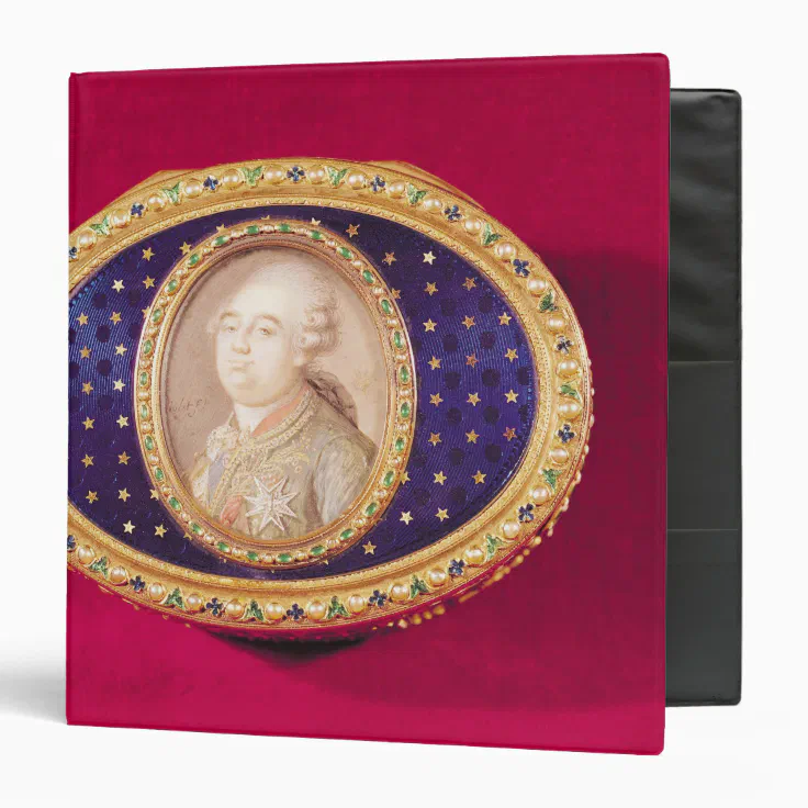 Snuffbox with a portrait miniature of Louis Binder | Zazzle