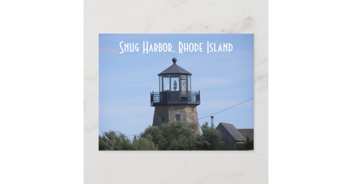 Snug Harbor, Rhode Island Postcard | Zazzle