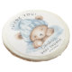 Snuggle Bear Baby Shower Favor Sugar Cookie | Zazzle