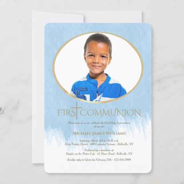 So Blessed Photo Religious Invitation | Zazzle