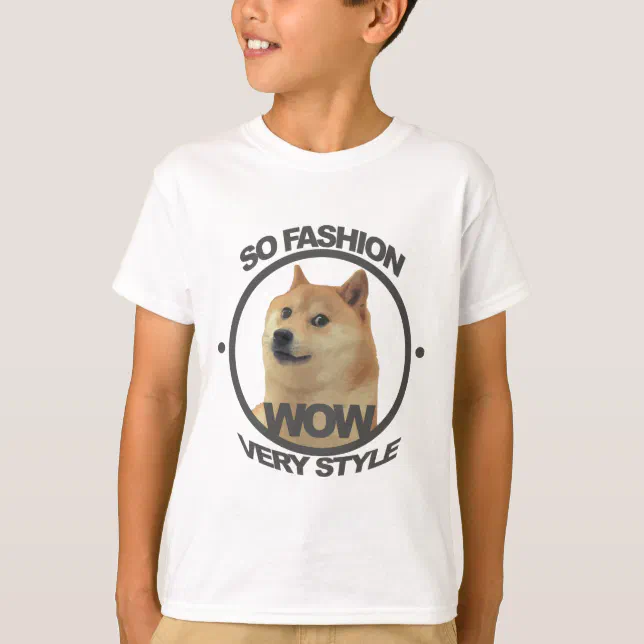 So Fashion, So Doge T-Shirt | Zazzle
