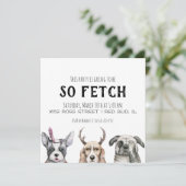 So Fetch Puppy Themed Party Invitation | Zazzle