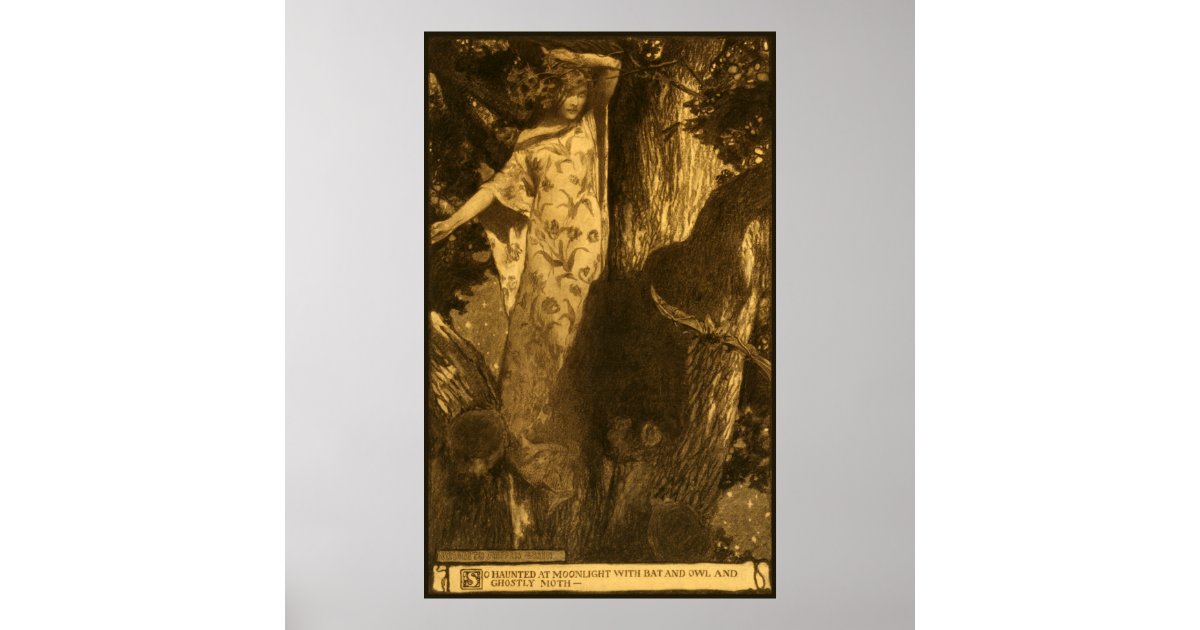 So haunted Moonlight Guardians of the Night Poster | Zazzle