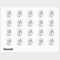So Hoppy Together -Cartoon Rabbit Sticker | Zazzle