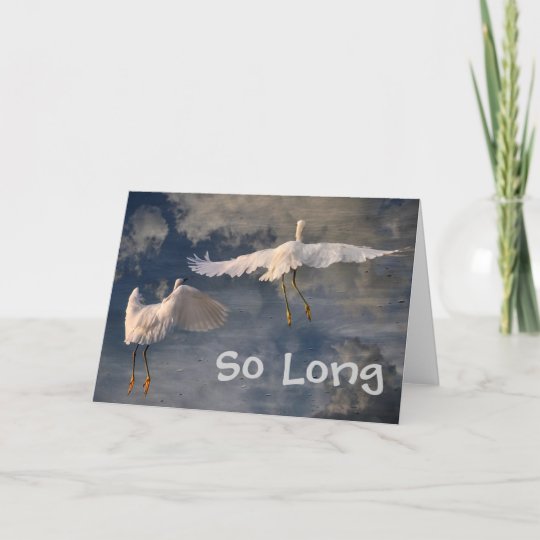 So Long Farewell Card | Zazzle.com