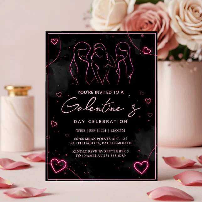 So Love Cute Wife Teen Girl Galentines Day Holiday Invitation | Zazzle