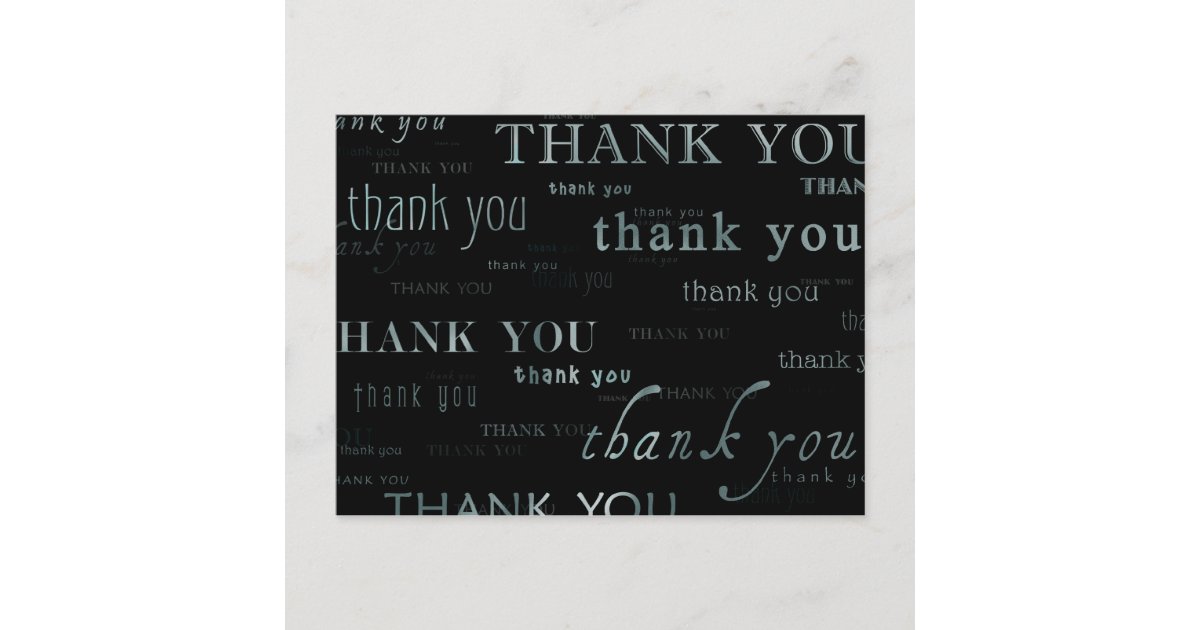 so many thank yous comment card | Zazzle
