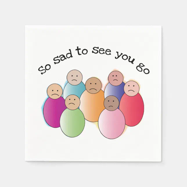 So Sad Paper Napkins | Zazzle