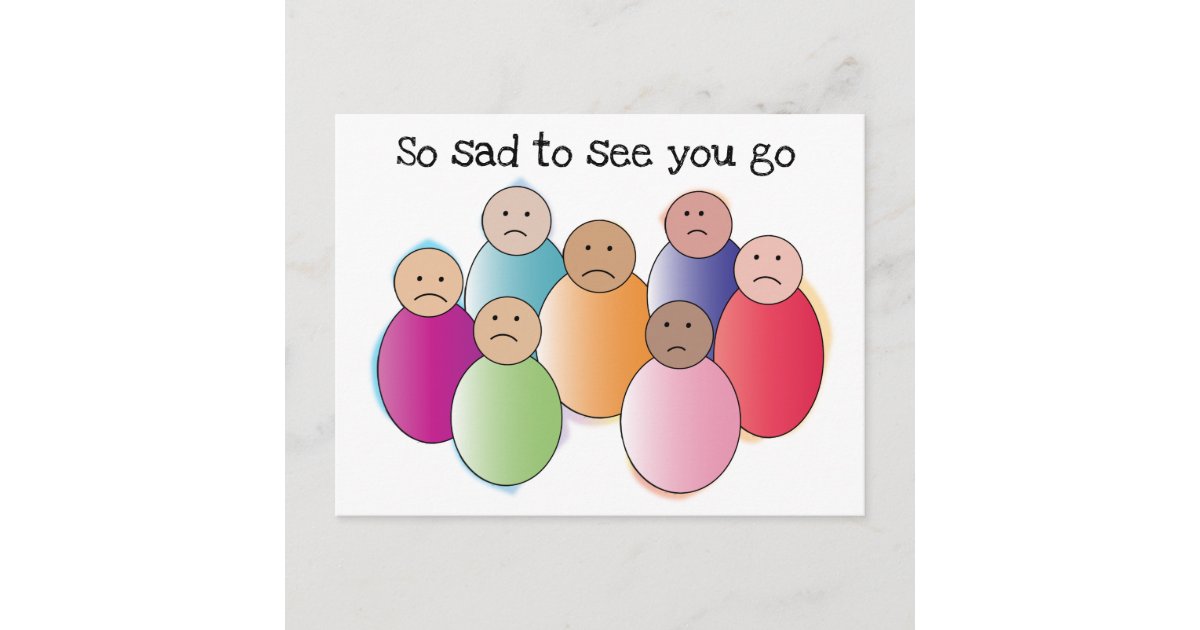 So Sad Postcard | Zazzle