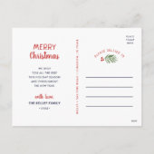 So Very Merry Holiday Photo Collage Postcard | Zazzle