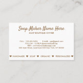 Soap Brand Homemade Business Card | Zazzle