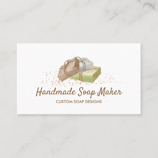 Soap Brand Homemade Business Card | Zazzle.com