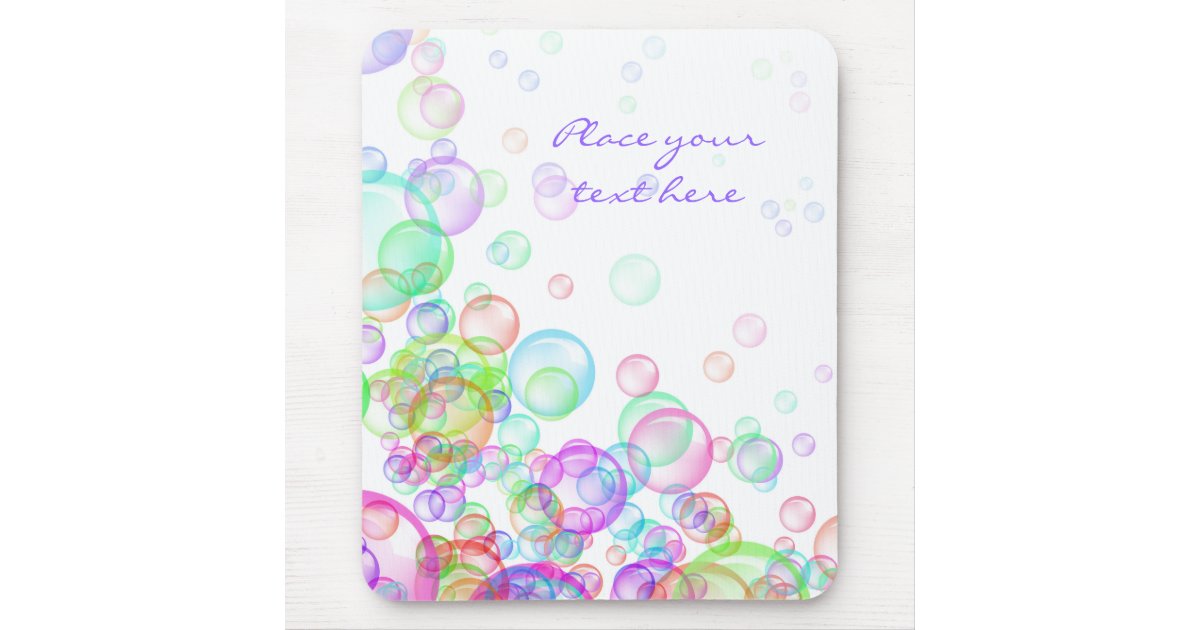Soap Bubbles Mouse Pad | Zazzle