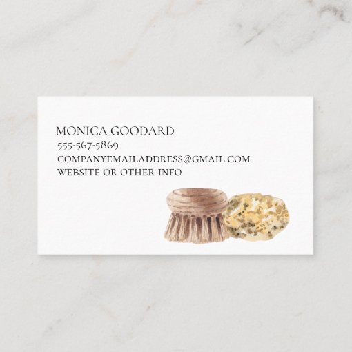 Soap Business Products Handmade Spa Business Card | Zazzle