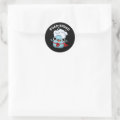 Soap-erdad Funny Soap Dad Pun Dark BG Classic Round Sticker | Zazzle