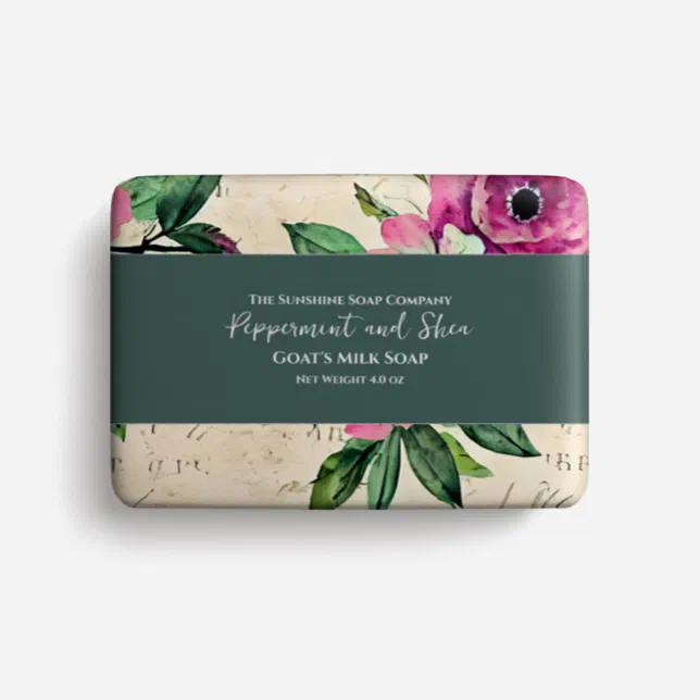 Soap Packaging Paper - Floral Shabby Chic | Zazzle
