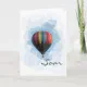 Soar Graduation Hot Air Balloon Card | Zazzle