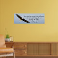 Soar like an eagle bible verse Isaiah 40:31 poster | Zazzle