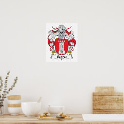 Soares Family Crest Poster | Zazzle