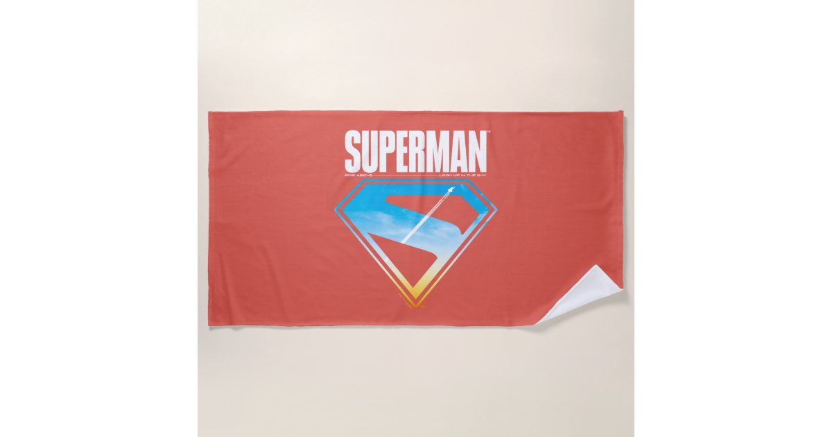 Soaring Through the S-Shield Beach Towel | Zazzle