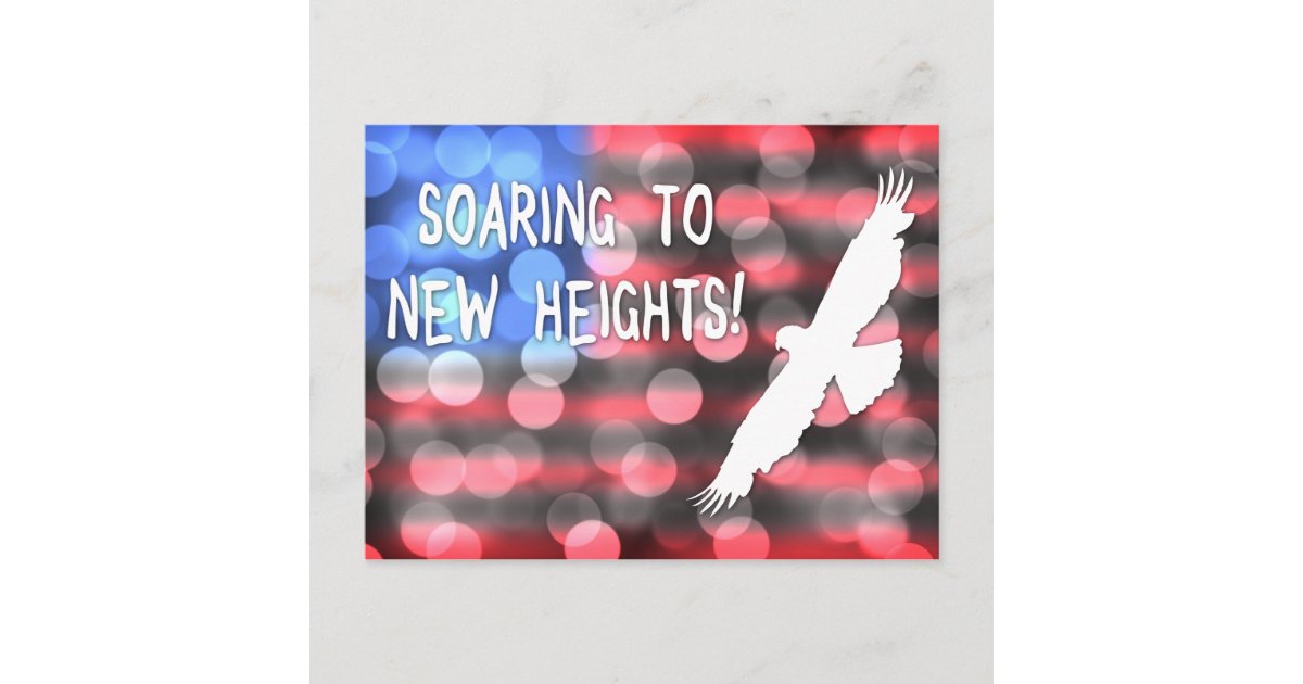 soaring to new heights postcard | Zazzle
