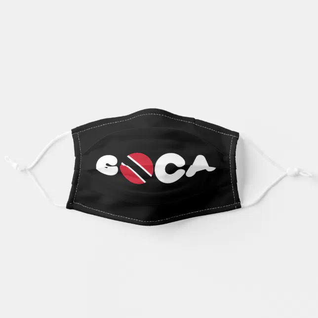 Soca Trinidad & Tobago Flag Carnival Adult Cloth Face Mask | Zazzle