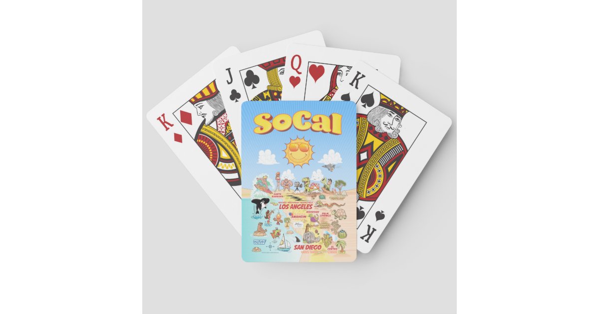 SoCal Poker Cards | Zazzle