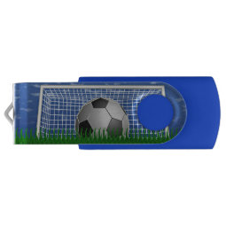 Soccer Ball and Net USB Flash Drive | Zazzle