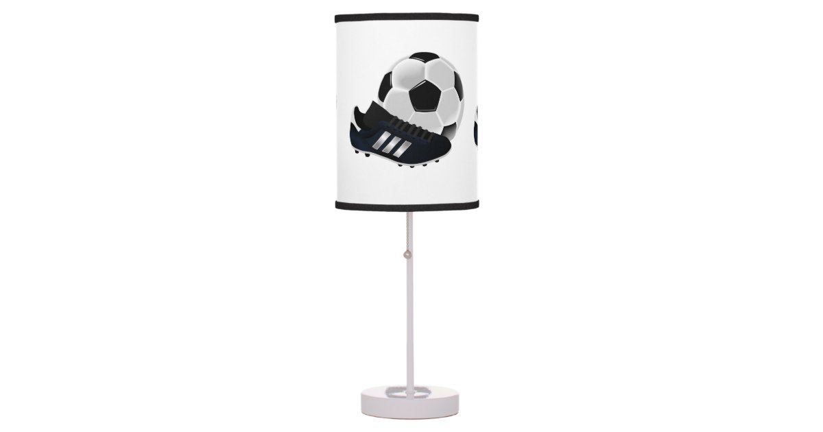 Soccer Ball and Shoe Table Lamp | Zazzle