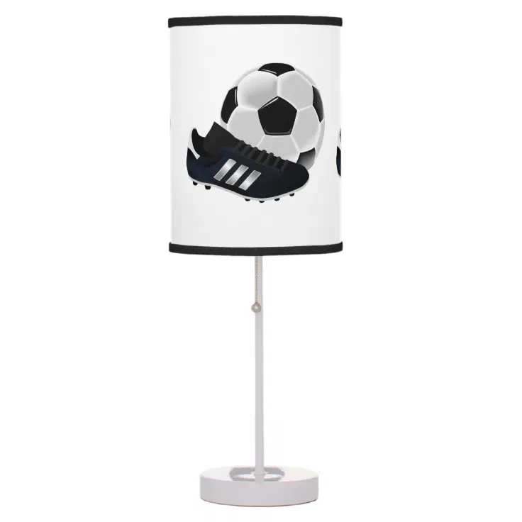 Soccer Ball and Shoe Table Lamp | Zazzle