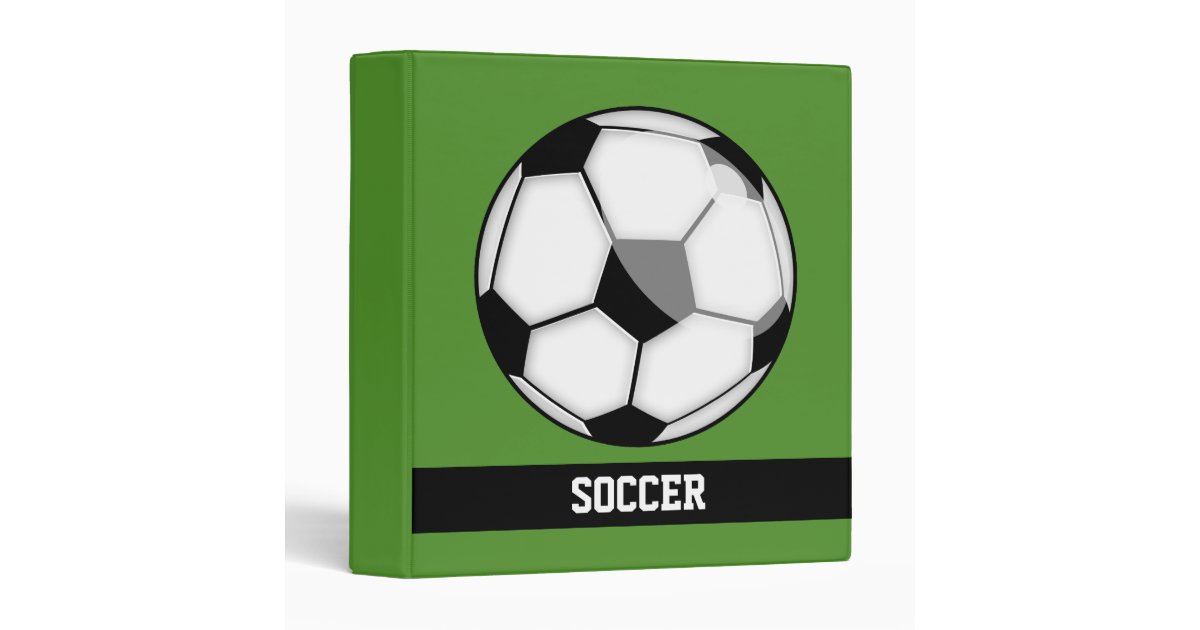 Soccer Ball Binder | Zazzle