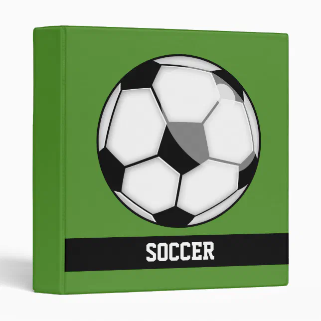 Soccer Ball Binder | Zazzle