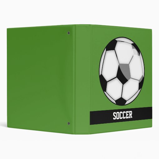 Soccer Ball Binder | Zazzle