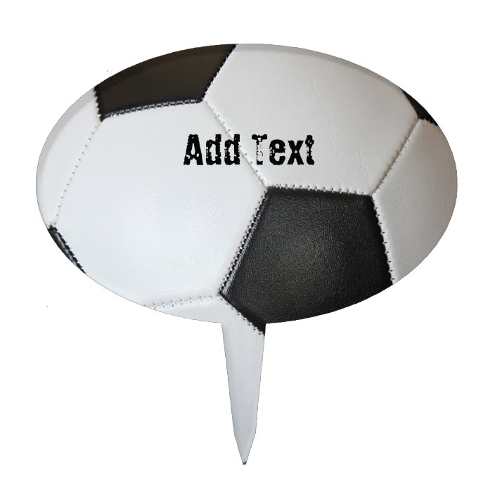 Soccer Ball Cake Topper | Zazzle.com