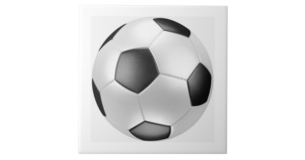 Soccer ball ceramic tile | Zazzle